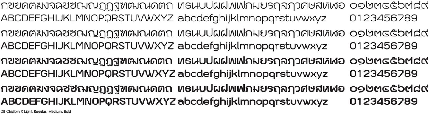 DB Chidlom | DB Font